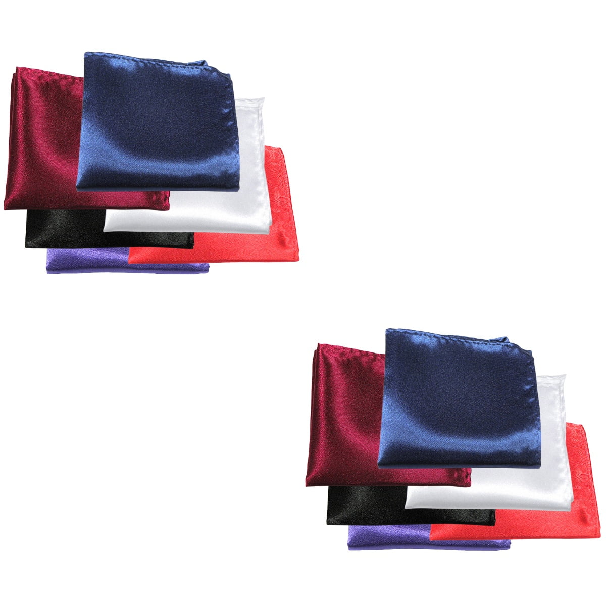 12 Pcs Dress Handkerchief Purple Pocket Square Wedding Handerchief Suit ...