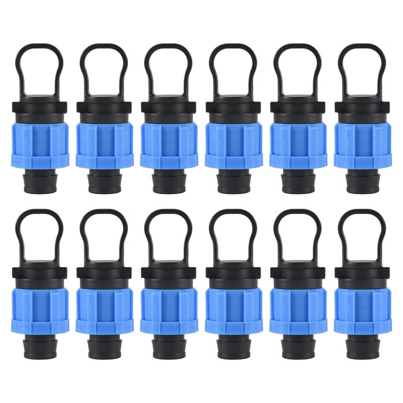 12 Pcs Drip Irrigation Tubing End Cap Plug 1/2 Inch Universal End Cap ...