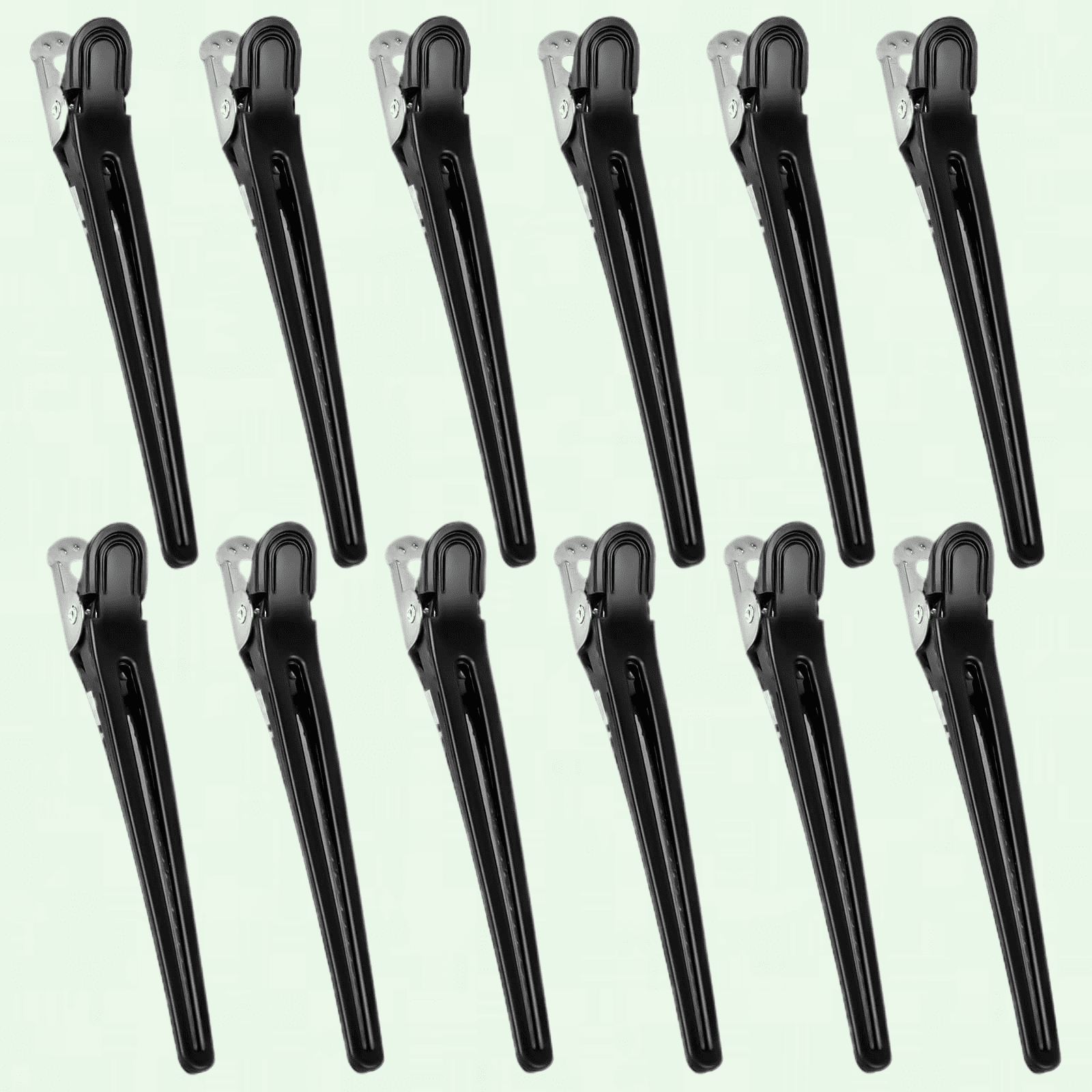 12 Pcs Duckbill Hair Section Clips, 3.9-Inch Professional Alligator ...