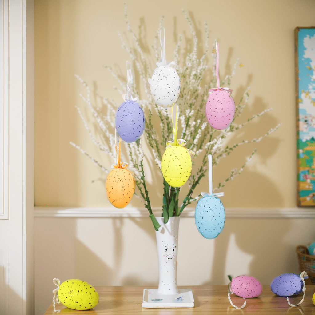 12 Pcs Easter Eggs Ornaments, Easter Tree Ornaments, Easter Eggs ...