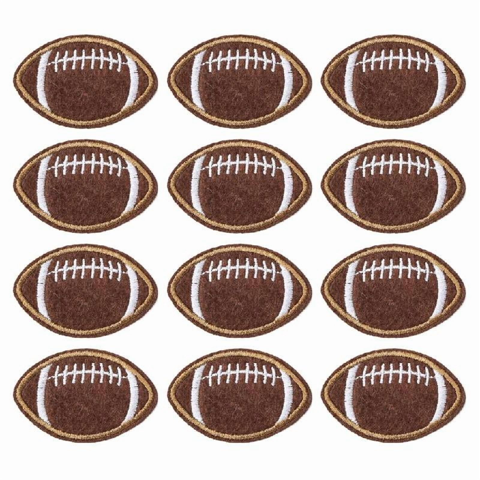 12 Pcs Embroidered Patches Football Applique Iron on Patches Sew on ...