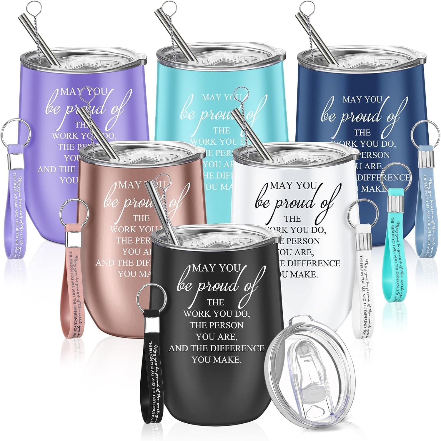 12 Pcs Employee Appreciation Thank You Gifts May You Will Proud Tumbler ...