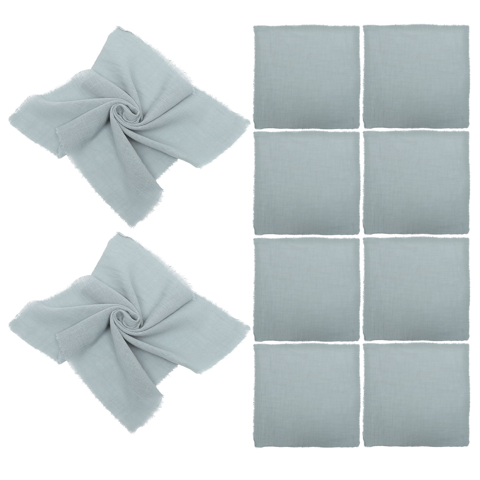 12 Pcs Fabric Napkin Mouth Cocktail Napkins Serving Table Reusable ...