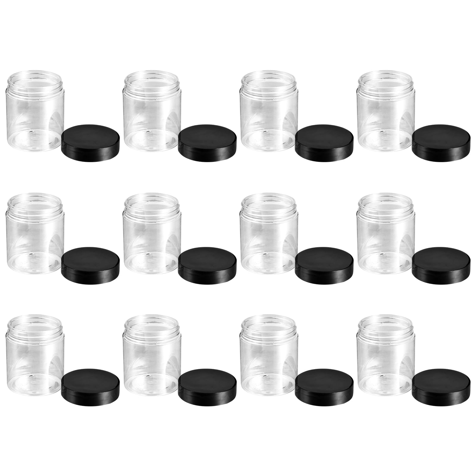 12 Pcs Face Mask Jar Facial Cream Holder Mini Lip Gloss Tubes ...