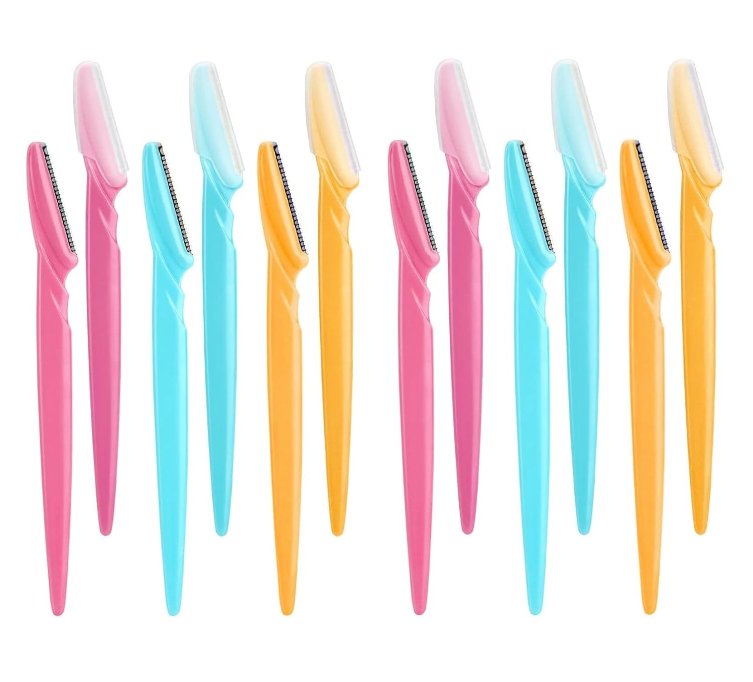 12 Pcs Face Razors for Women, Dermaplane Tool Eyebrow Razor for ...