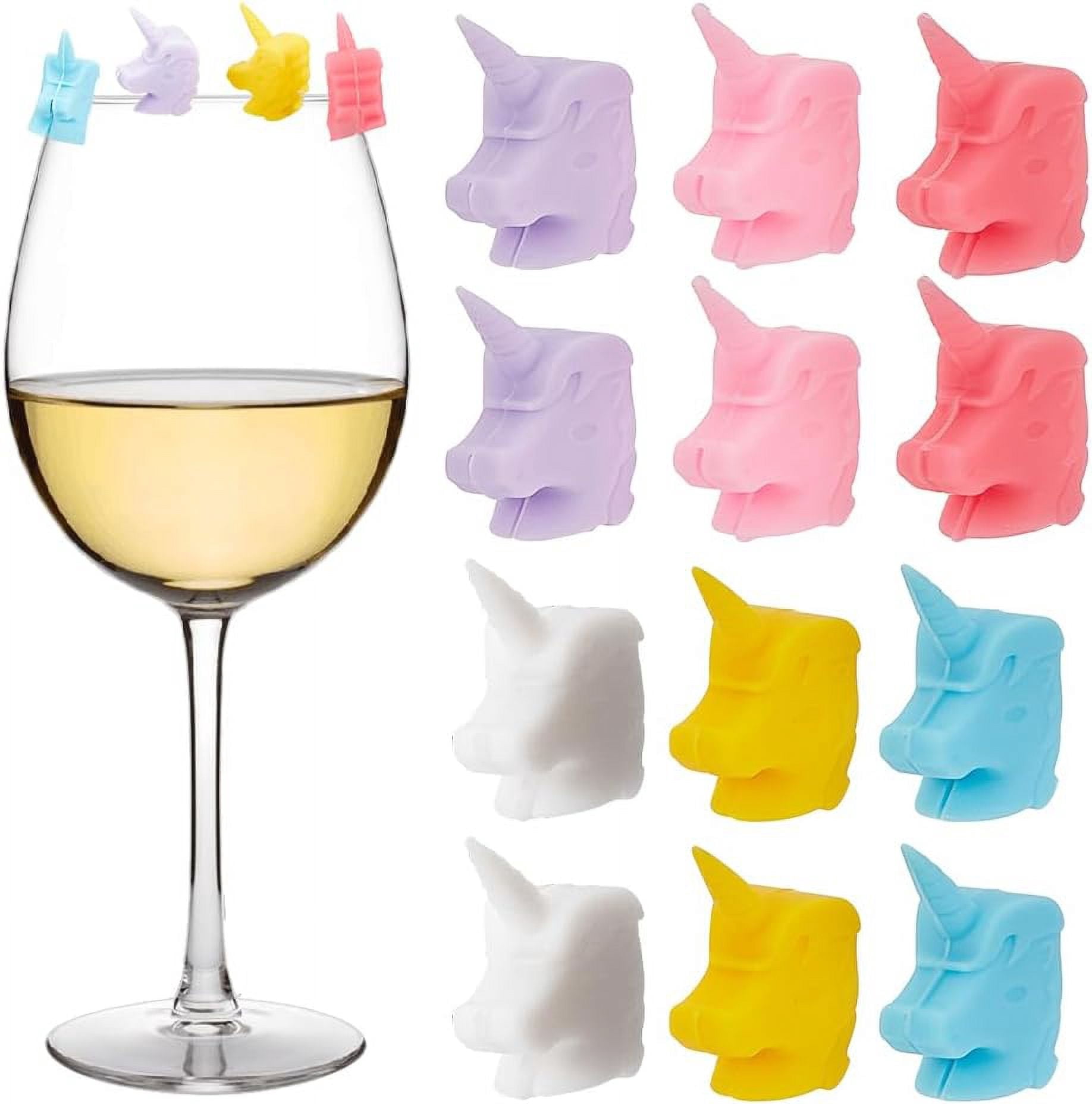 12 Pcs Fairy Horse Drink Markers Wine Glass Marker Cup Bottle Wine ...