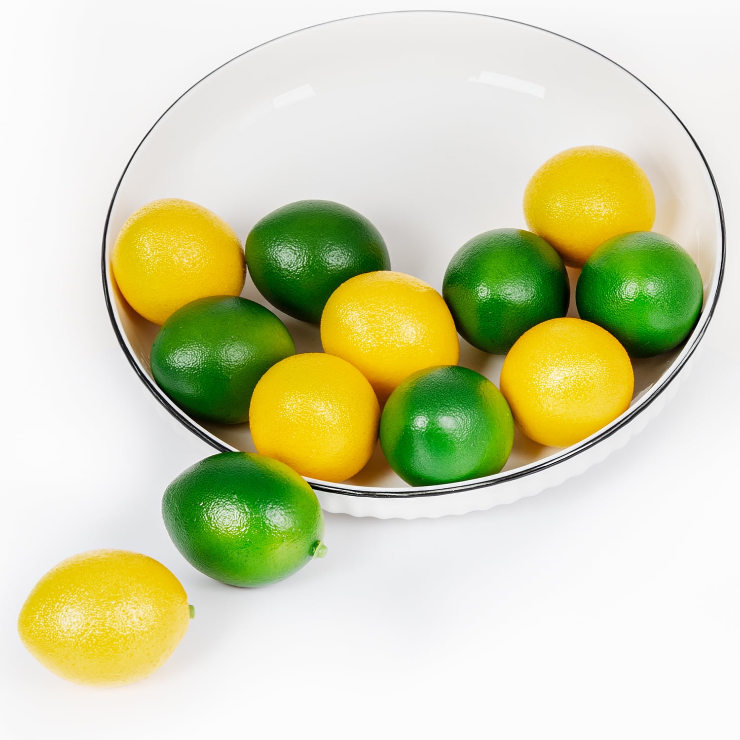 12 Pcs Fake Lemons, Artificial Lemons for Decoration, Realistic Fake ...