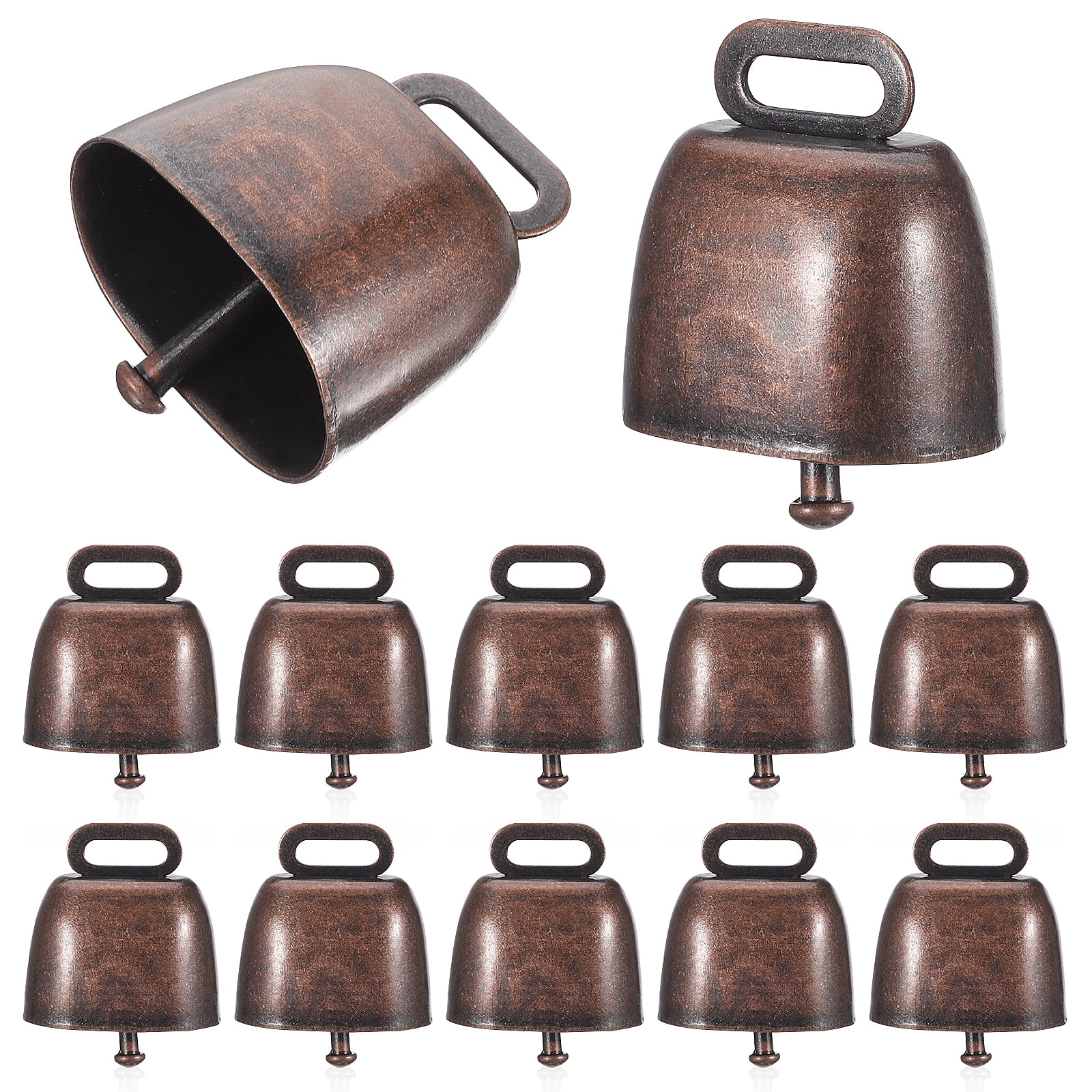 12 Pcs Farm Animal Bell Cowbell Cow and Sheep Bells 4.00X3.50X2.50CM ...