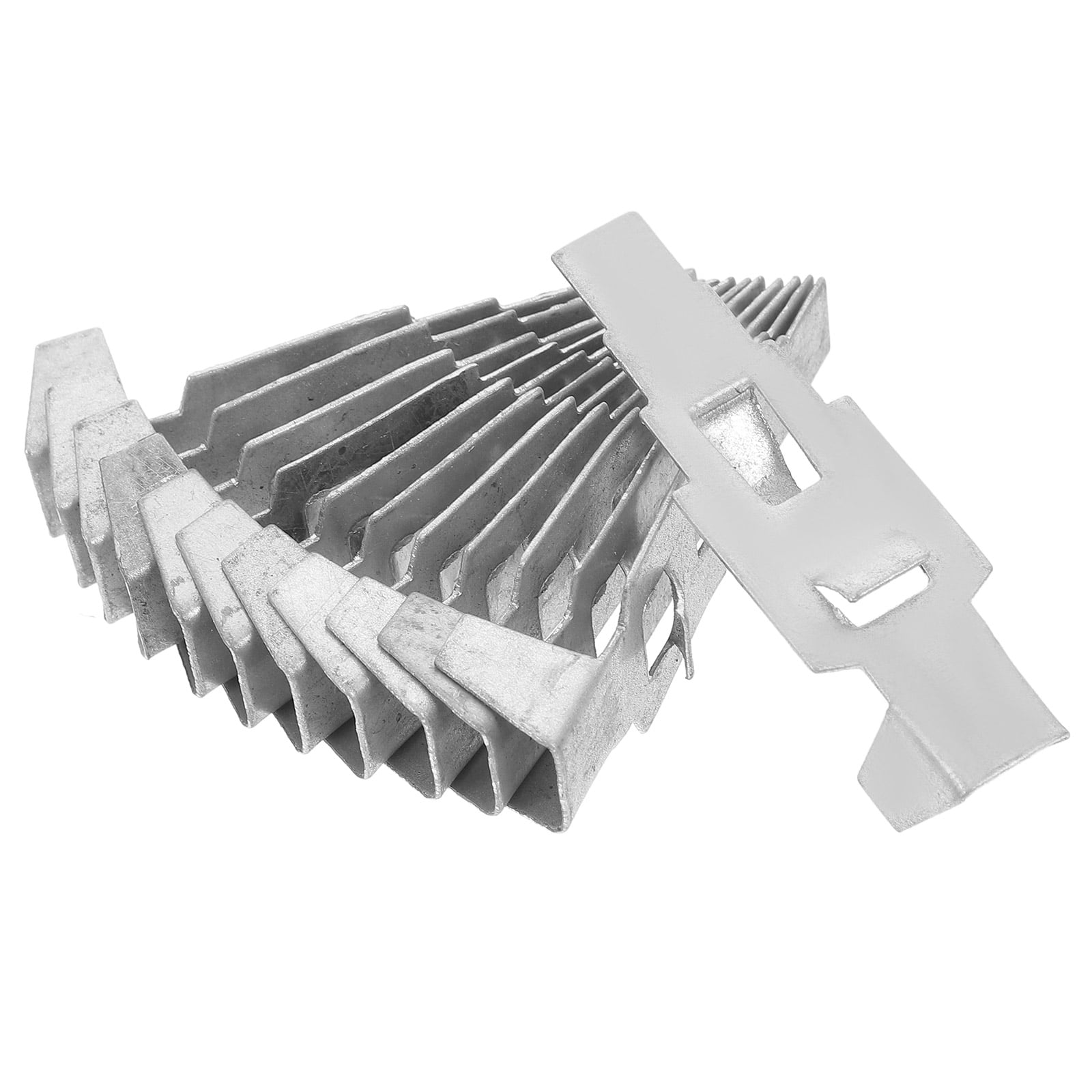 Worgeous 12pcs Silver Iron Shelf Clips for Kitchen Cabinet Bookcase ...