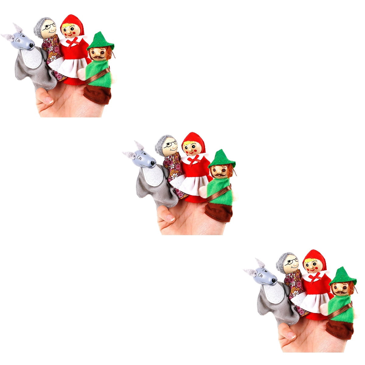 12 Pcs Finger Doll Kids Animal Finger Puppets Kids' Toys Toddler Finger ...