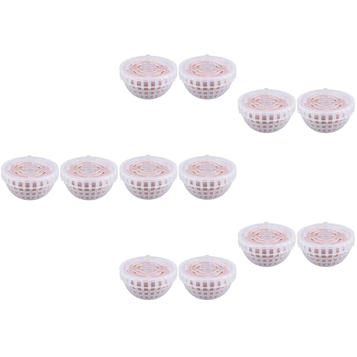 12 Pcs Fish Tank Plastic Moss Balls Aquarium Shrimp House DIY Water ...