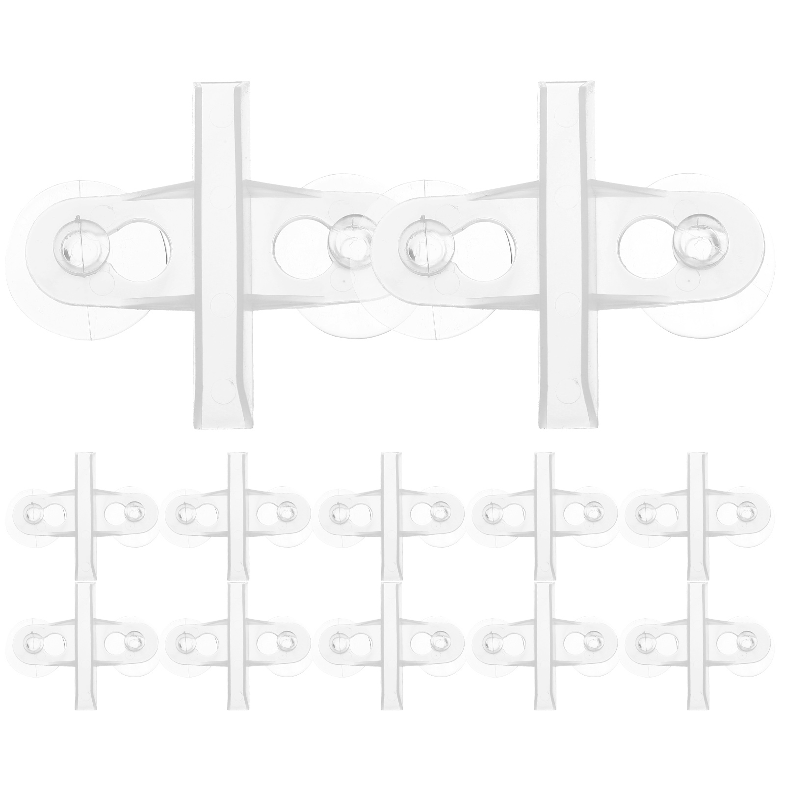 12 Pcs Fish Tanks Aquarium Divider Clamp Port Separation Isolation ...