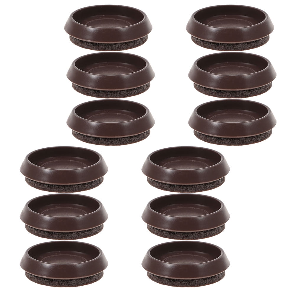 12 Pcs Fixed Caster Cup Chair Feet Protector Stoppers Furniture Carpet ...