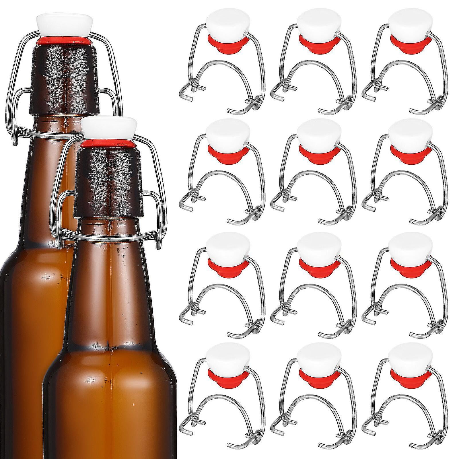 12 Pcs Flip Style Replacement Caps With Sealing Silicone Gaskets ...