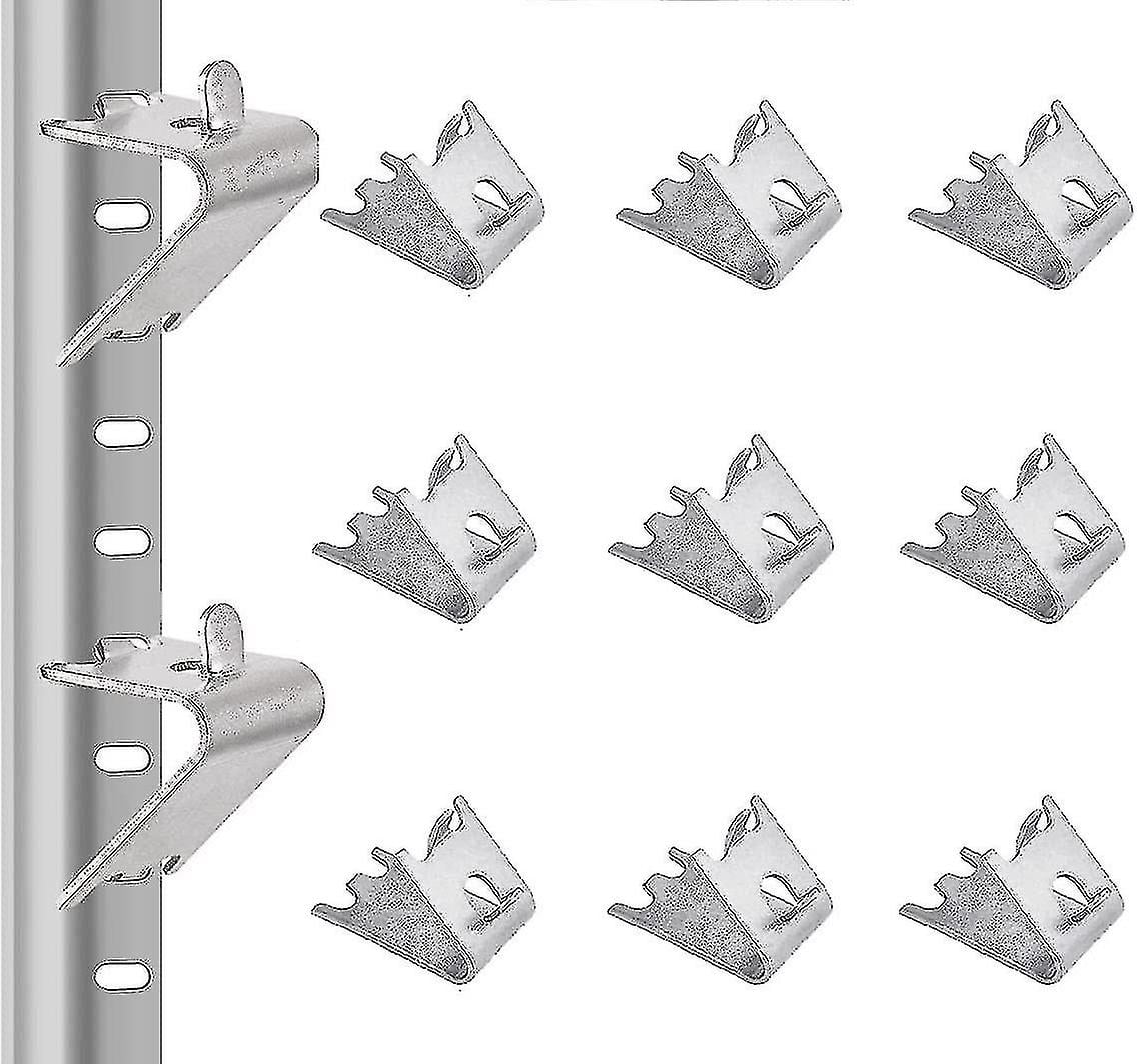12 Pcs Freezer Shelf Clip Stainless Steel Fridge Shelf Support ...