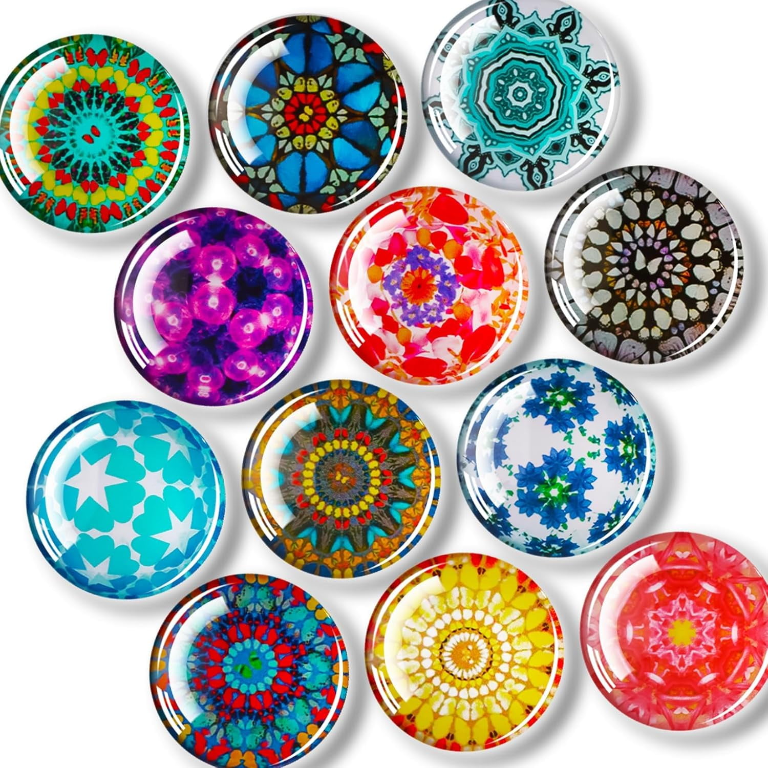 12 Pcs Fridge Magnets, Refrigerator Magnets Decorative for Whiteboard ...
