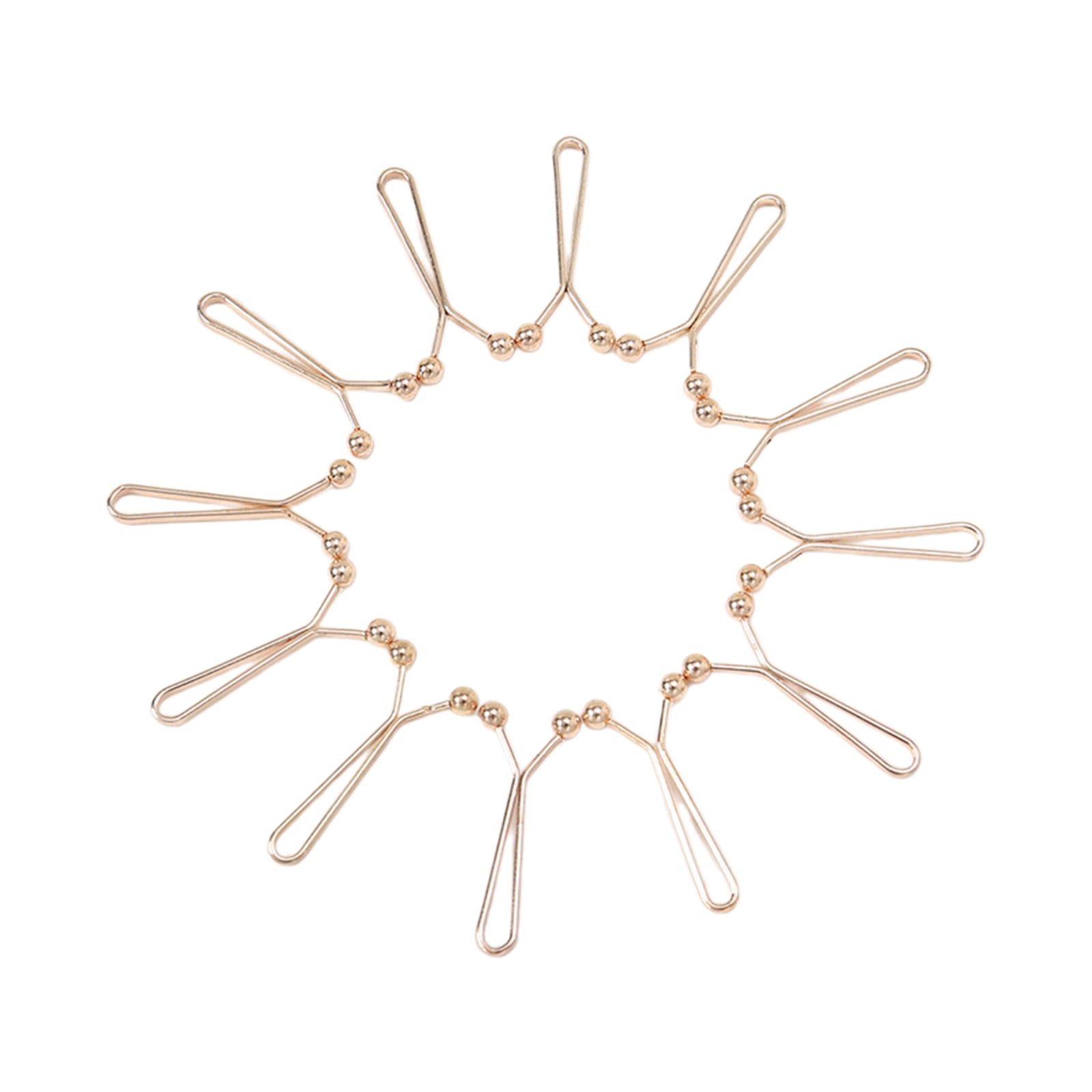 12 Pcs Functional Scarf Clamp Convenient Scarves Fixing Clasp Alloy ...