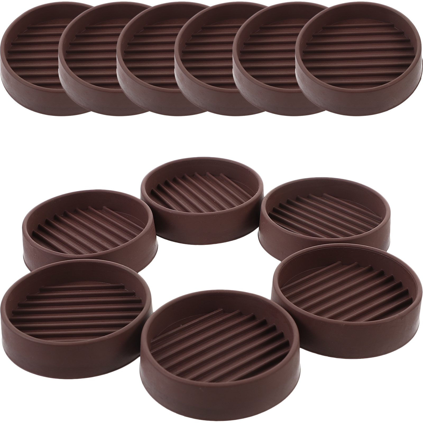 12 pcs Furniture Wheel Caster Cups Table Leg Caster Cups Rolling ...