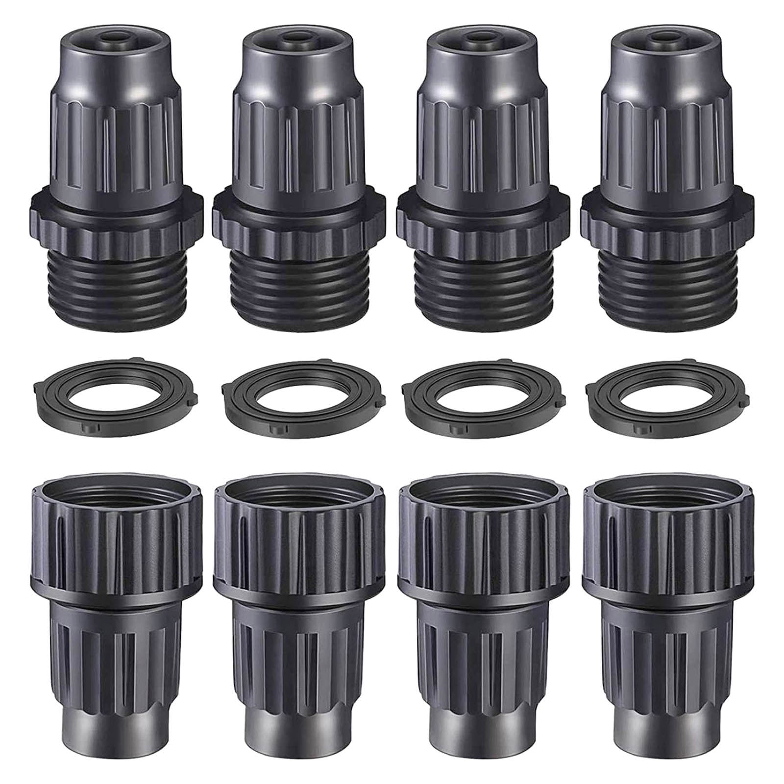 12 Pcs Garden Expandable Hose Repair Kit Faucet Adapter Hose Female ...