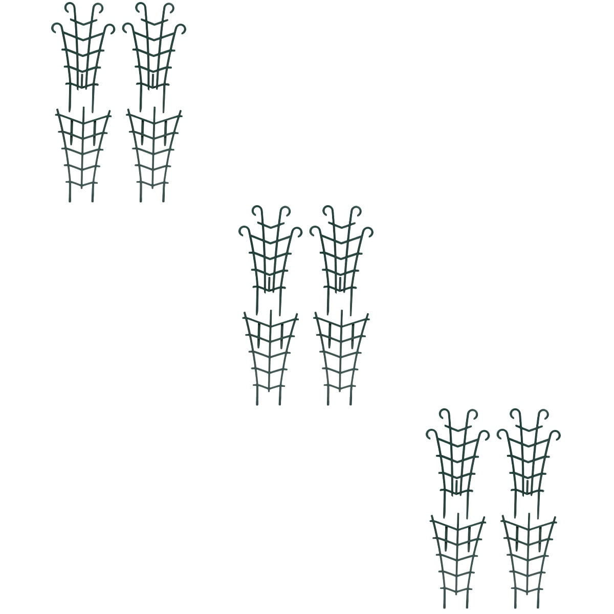 12 Pcs Garden Trellis Indoor Plant Trellis Flower Trellis Plant Support ...