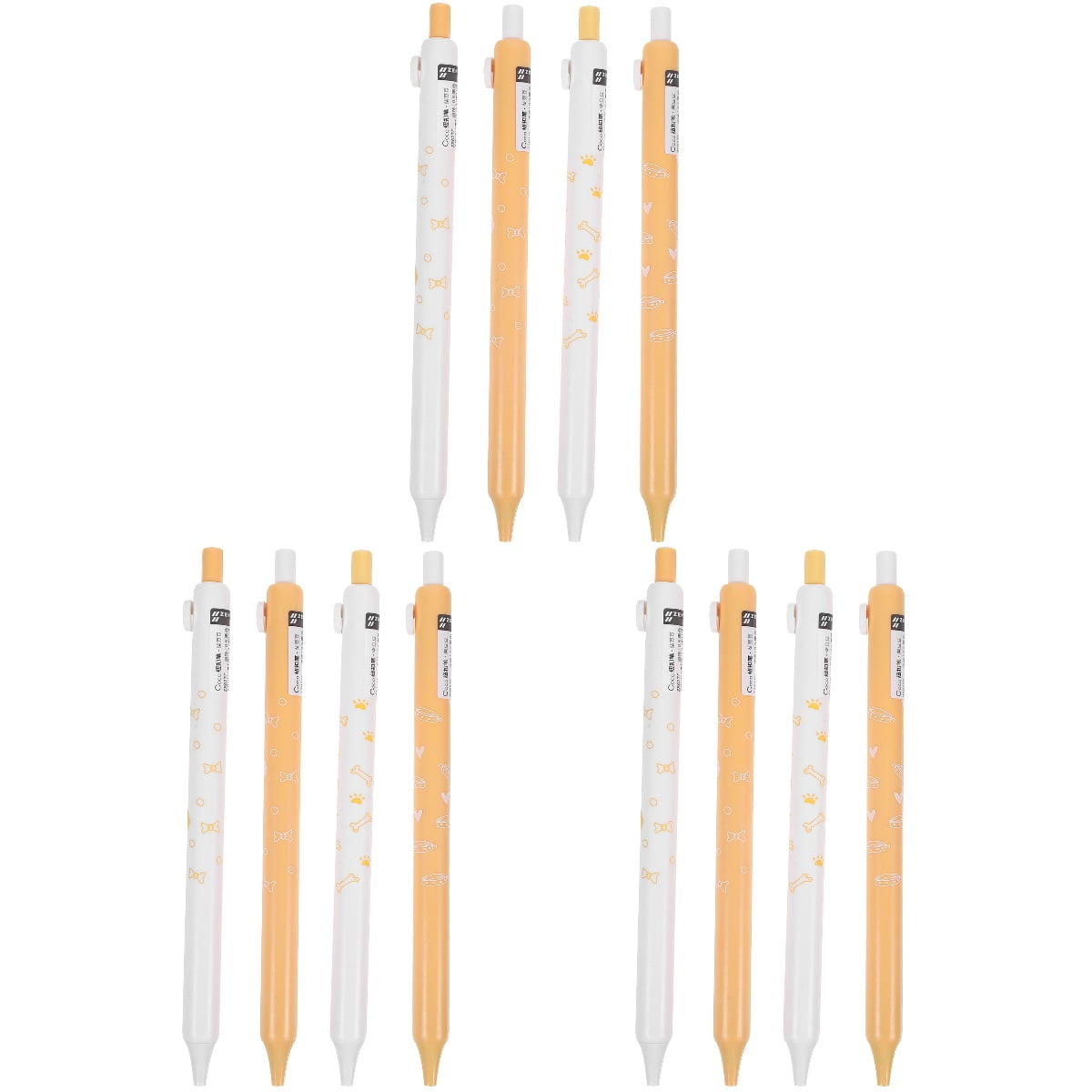 12 Pcs Gel Pen Set Puppy Pens Neutral Ink Simple Writing Delicate Come ...