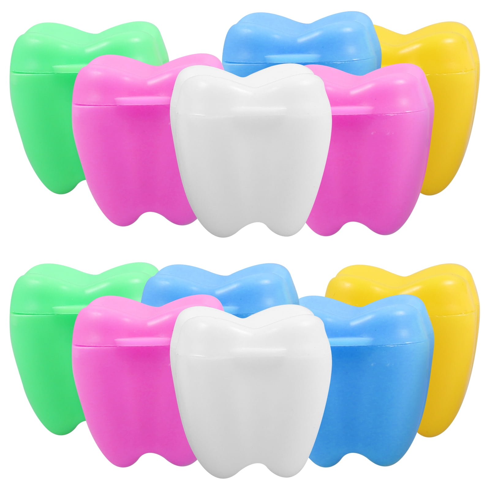 WRITWAA Keepsake Box Plastic Teeth Container 12Pcs - Walmart.com