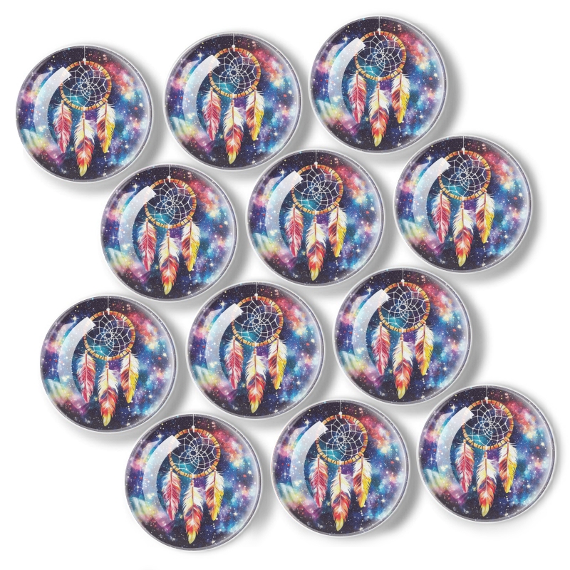 12 Pcs Glass Refrigerator Magnet Magnetic Fridge Sticker,Decor for ...