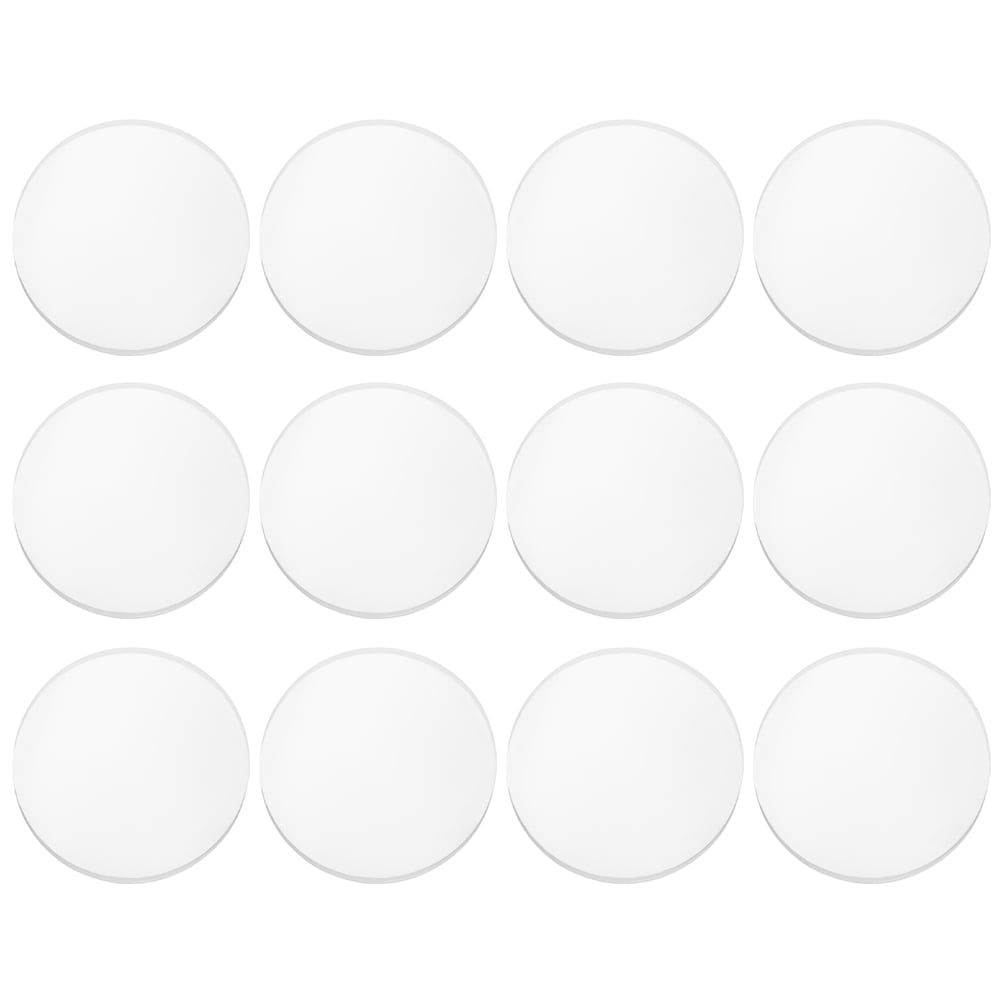 12 Pcs Glass Table Rubber Spacer Countertop Bumpers Tape Tiles ...