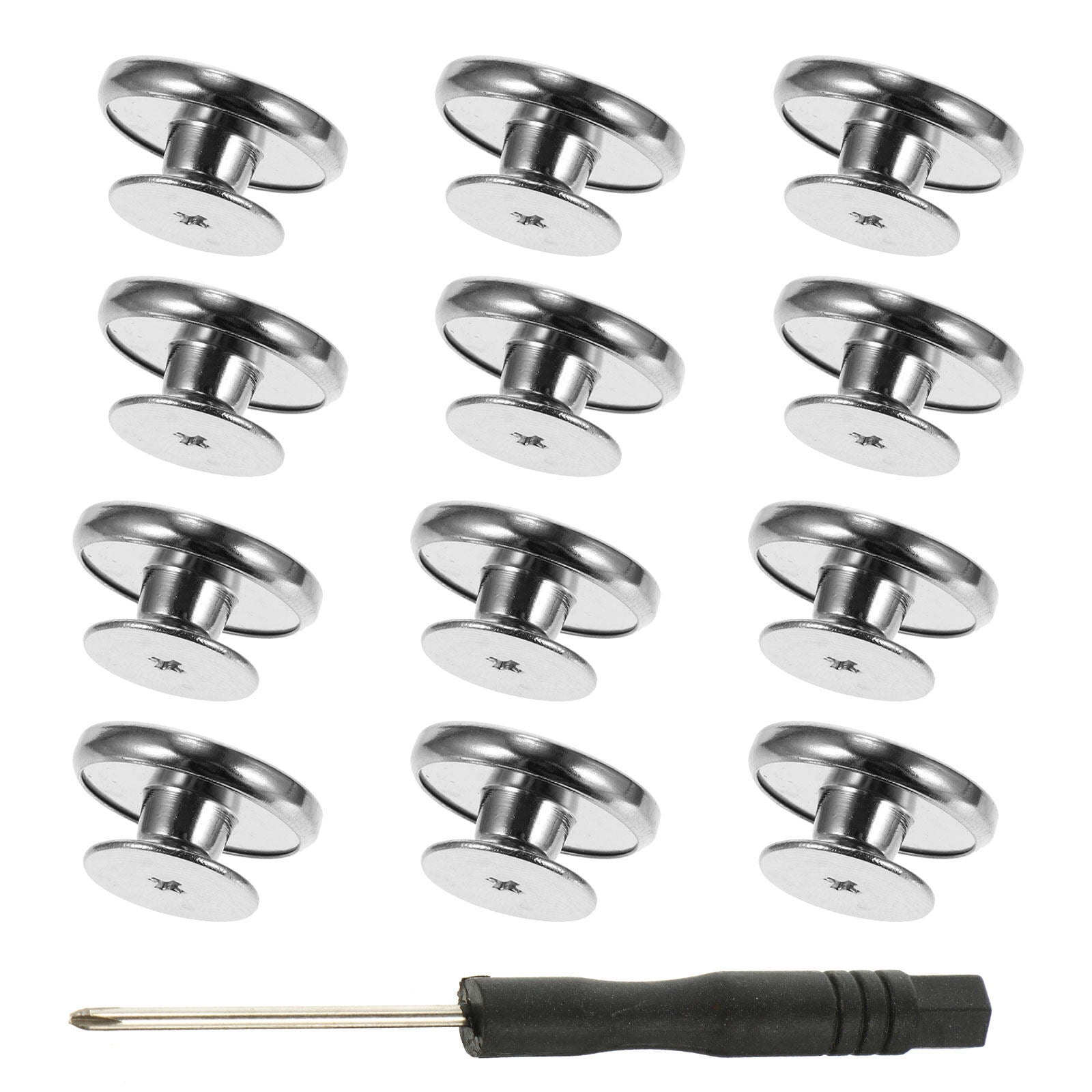 12 Pcs Gold Buttons Waist Denim Jeans Rivets for Clothing Compact ...