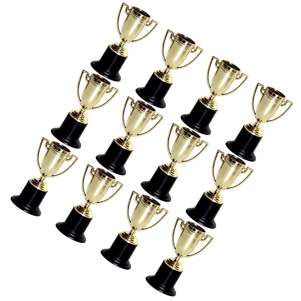 12 Pcs Golden Trophy Kids Award Awards Trophies Decorations - Walmart.com