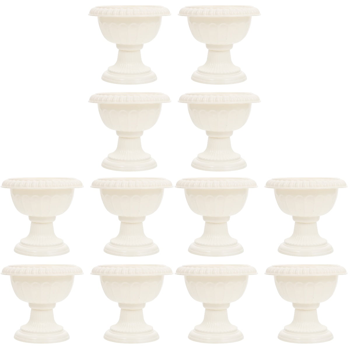 12 Pcs Grecian Flower Pots Wedding Flower Containers - Walmart.com