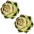12 Pcs Green Artificial Artichokes Fake Vegetables and Fruits for ...