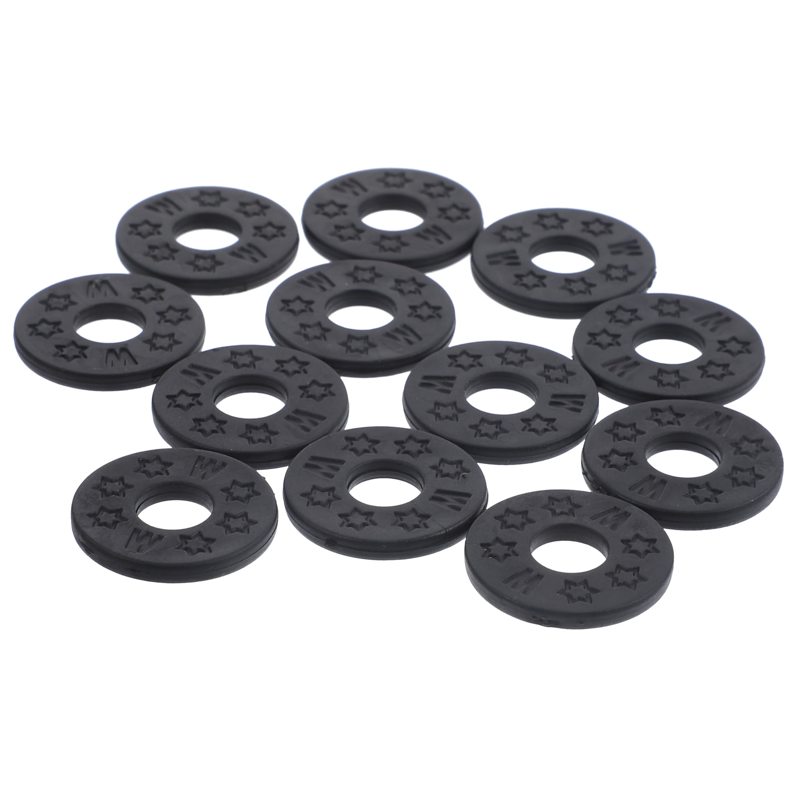 Guitar Strap Locks with Silicone Washers for Safe Guitar Use Black 12 ...