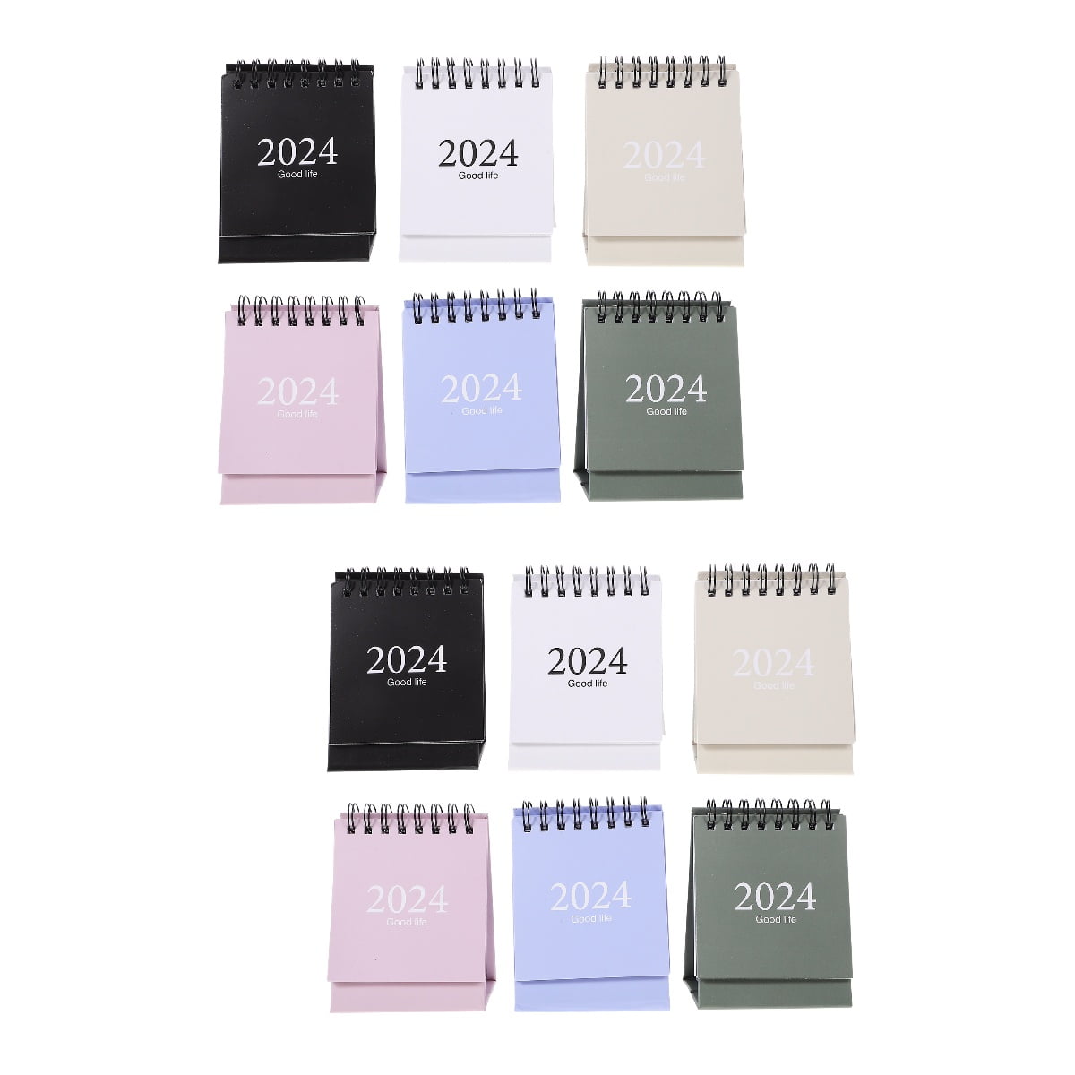 12 Pcs Habits Tracker Calendars Daily Schedule Planner Year of The ...