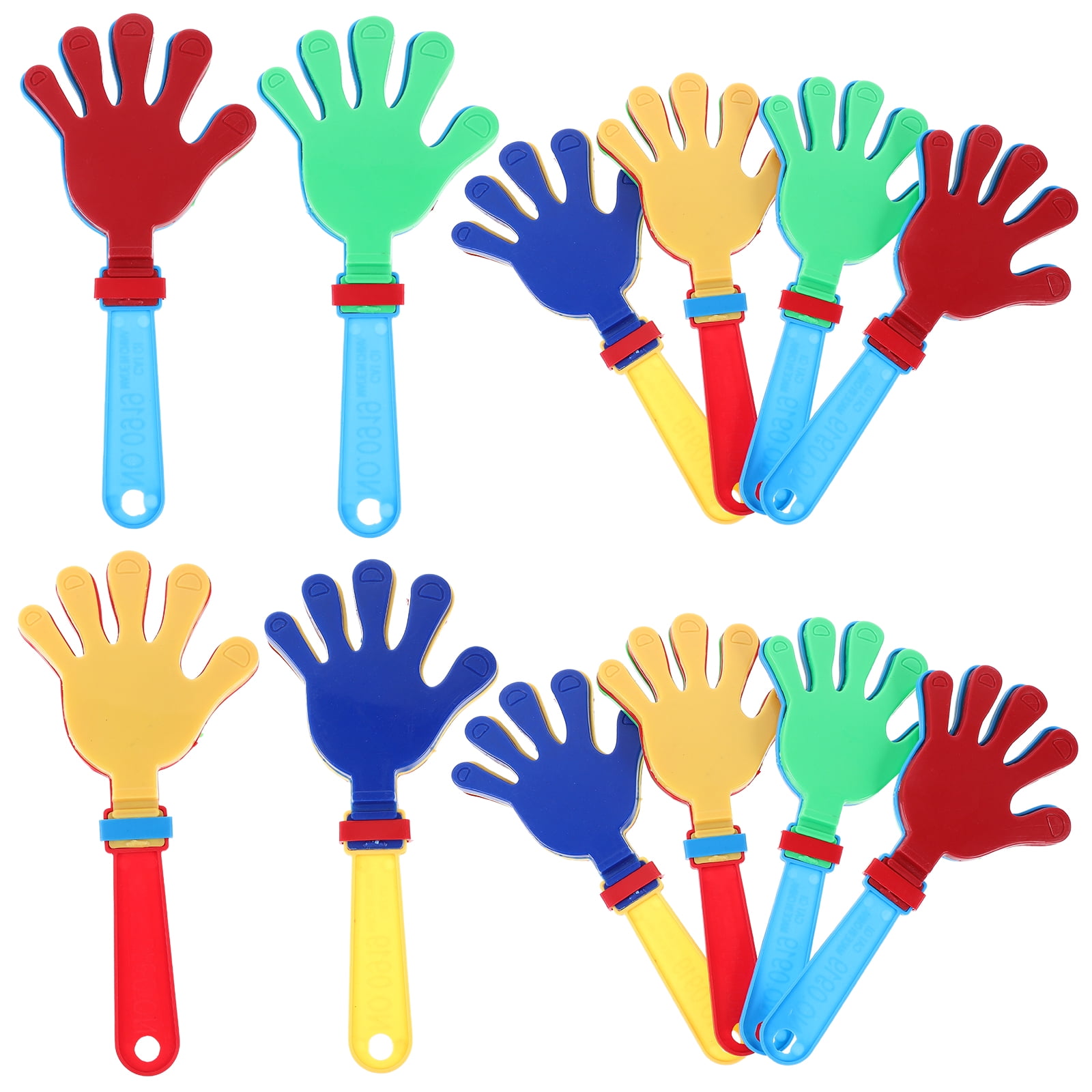 Plastic Hand Clappers for Kids Playing Fun Toys Party Favors Bright ...