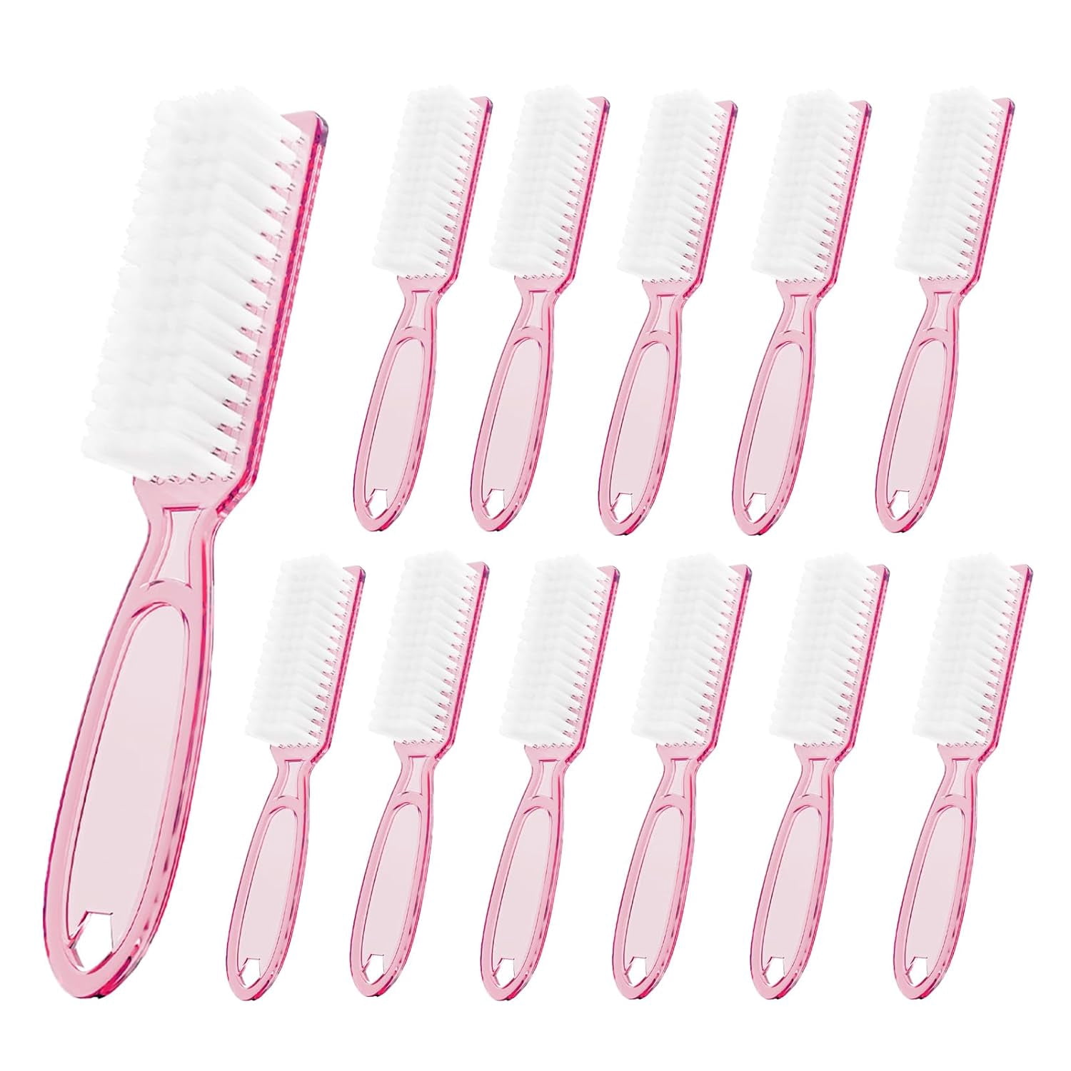12 Pcs Handle Grip Cleaning Brushes, Hand Fingernail Nail Scrub ...