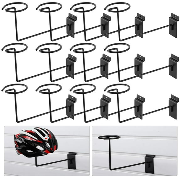 12 Pcs Hat Display Wall Mount Metal Hat Helmet Rack Retail Store ...