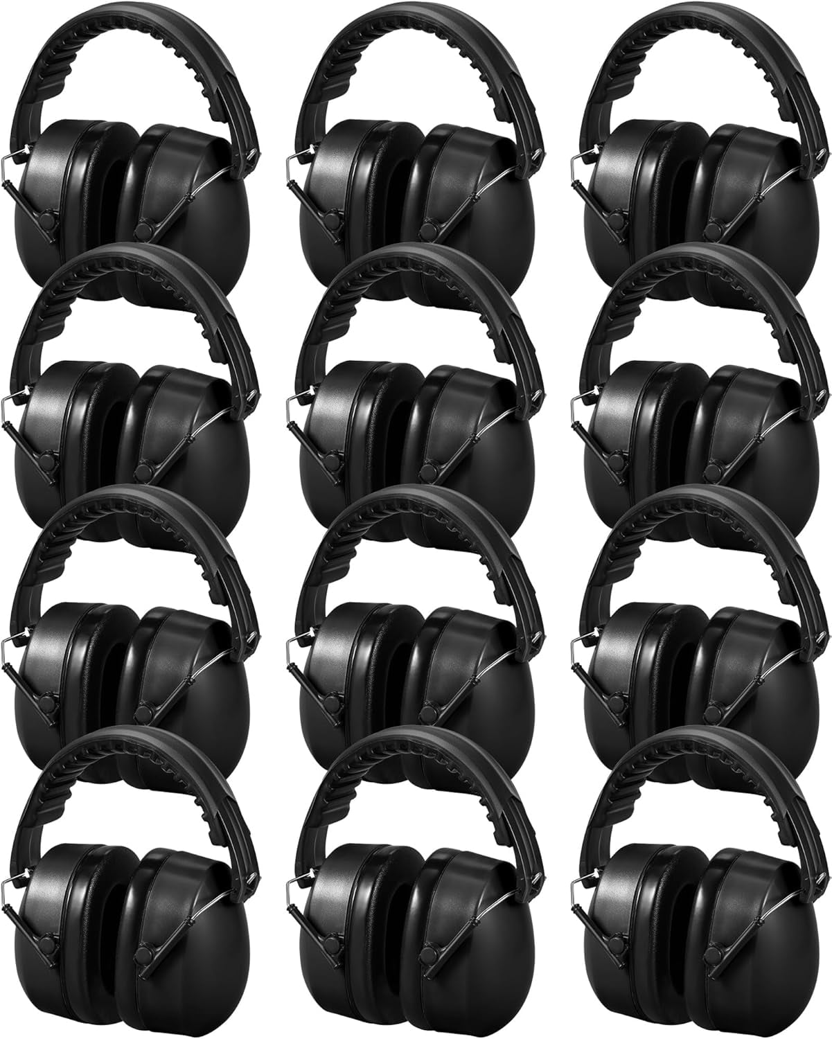 12 Pcs Hearing Protection Ear Muffs NRR 28dB Noise Reduction Headphones ...
