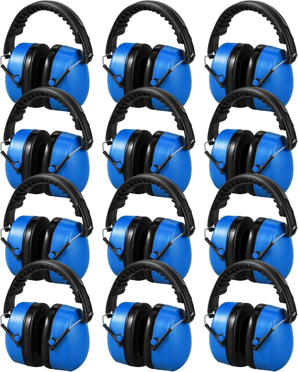 12 Pcs Hearing Protection Ear Muffs NRR 28dB Noise Reduction Headphones ...