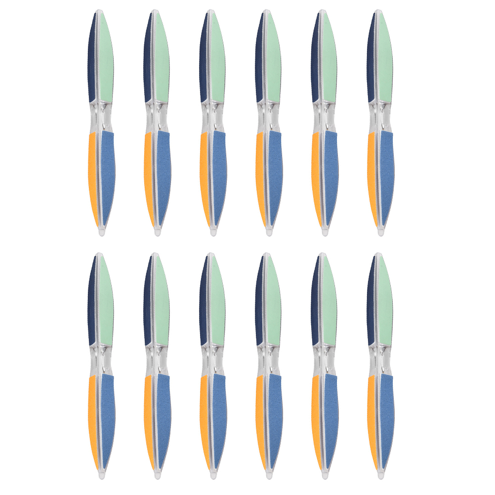 12 Pcs Hexagon Nail File Polishing Compound Buffer Supplies ...