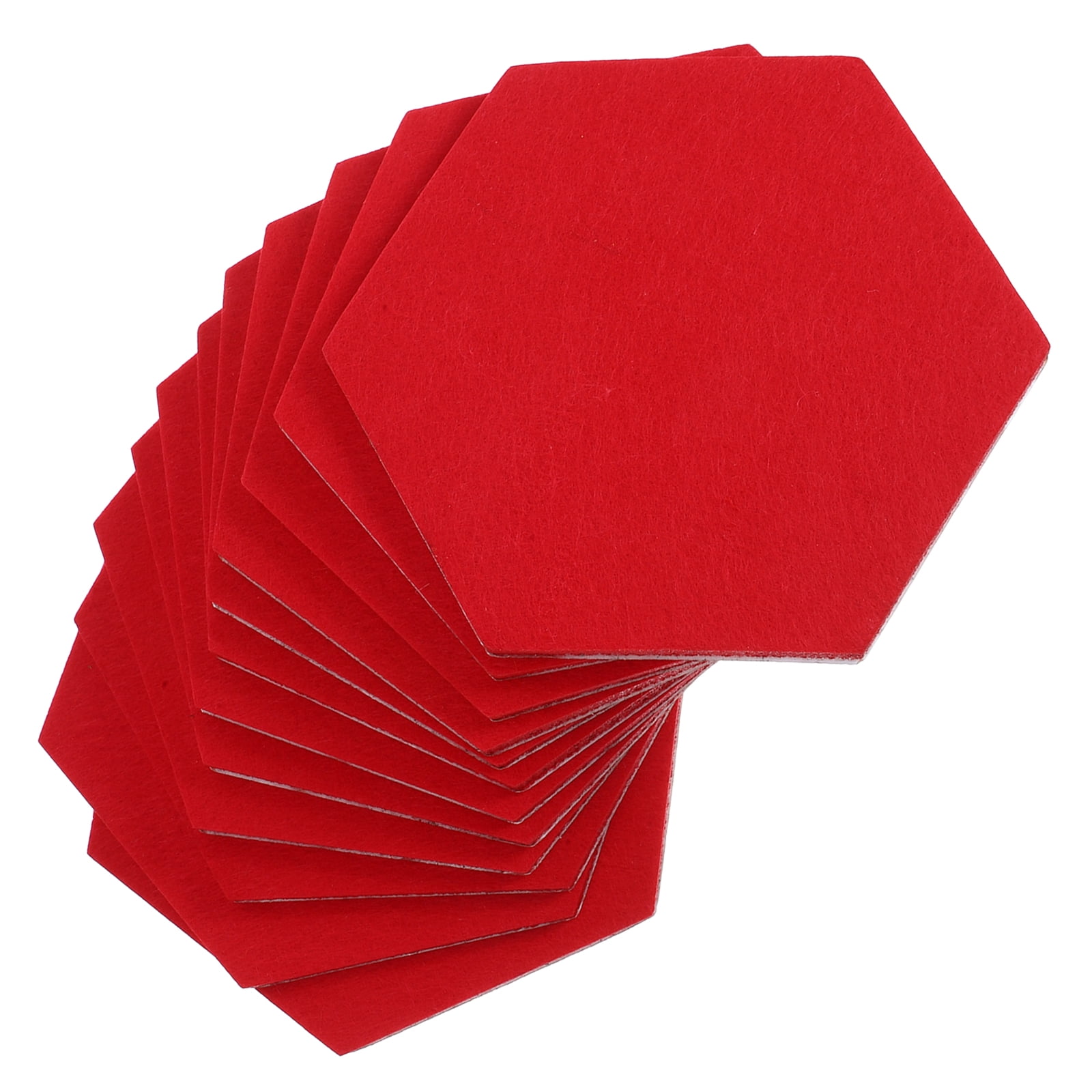 12 Pcs Hexagonal Felt Stickers Hexagon Pin Board Hexagon Cork Board ...