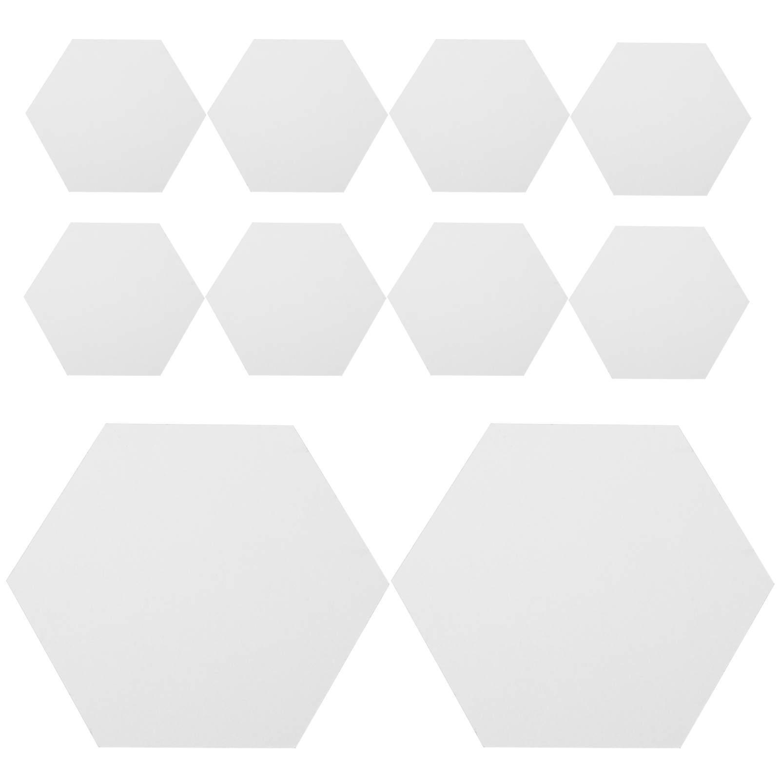 12 Pcs Hexagonal Mirror Decor Maximalist Minimalist Window Decal ...