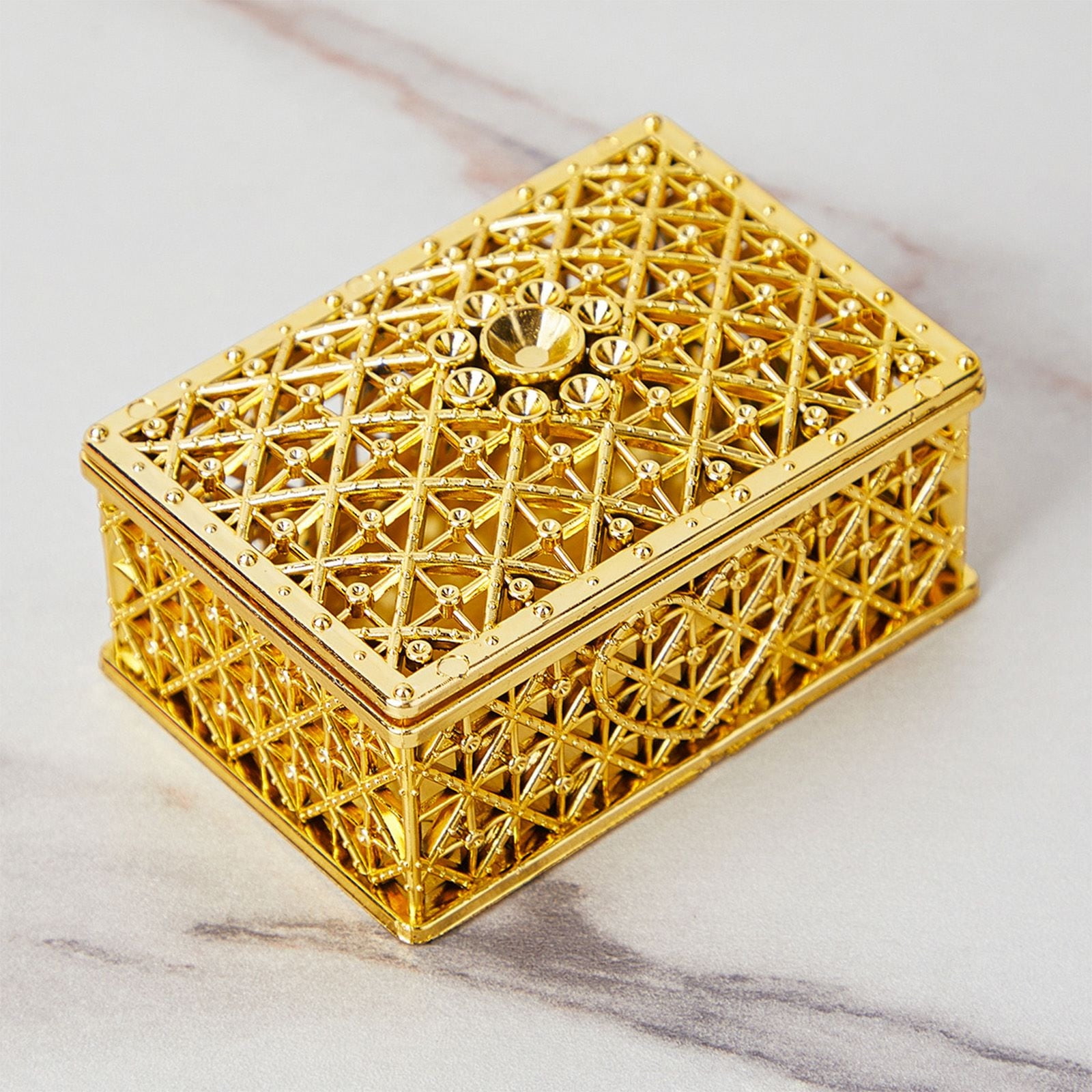 12 Pcs Hollow Out Rectangle Candy Boxes Wedding Favor Boxes Candy ...