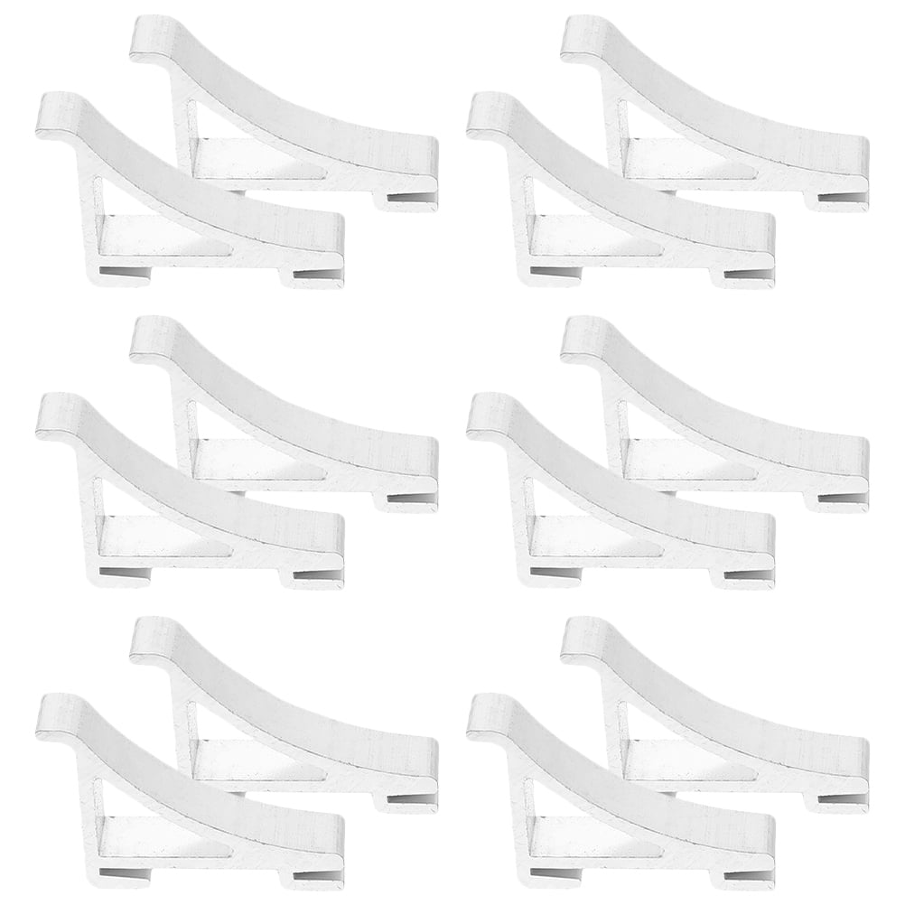12 Pcs Hooks Heavy Duty Freezer Clamps Shelf Clip Refrigerator Support ...