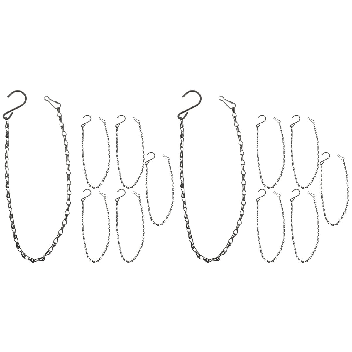 12 Pcs Hanging Chains with Hooks for Hummingbird Feeder, Plant Hangers ...