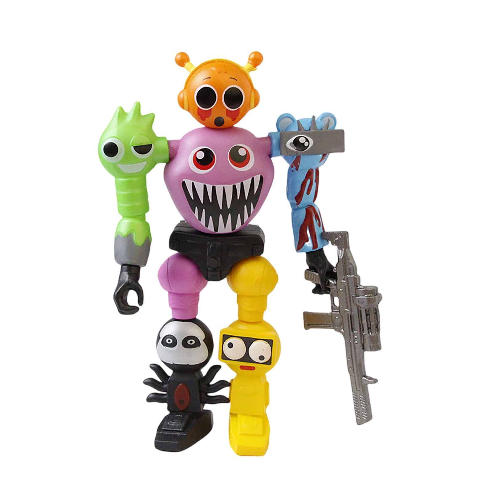 12 Pcs Incredibox Sprunki 7.09" Toy Figure Collection, Sprunki Rhythm ...