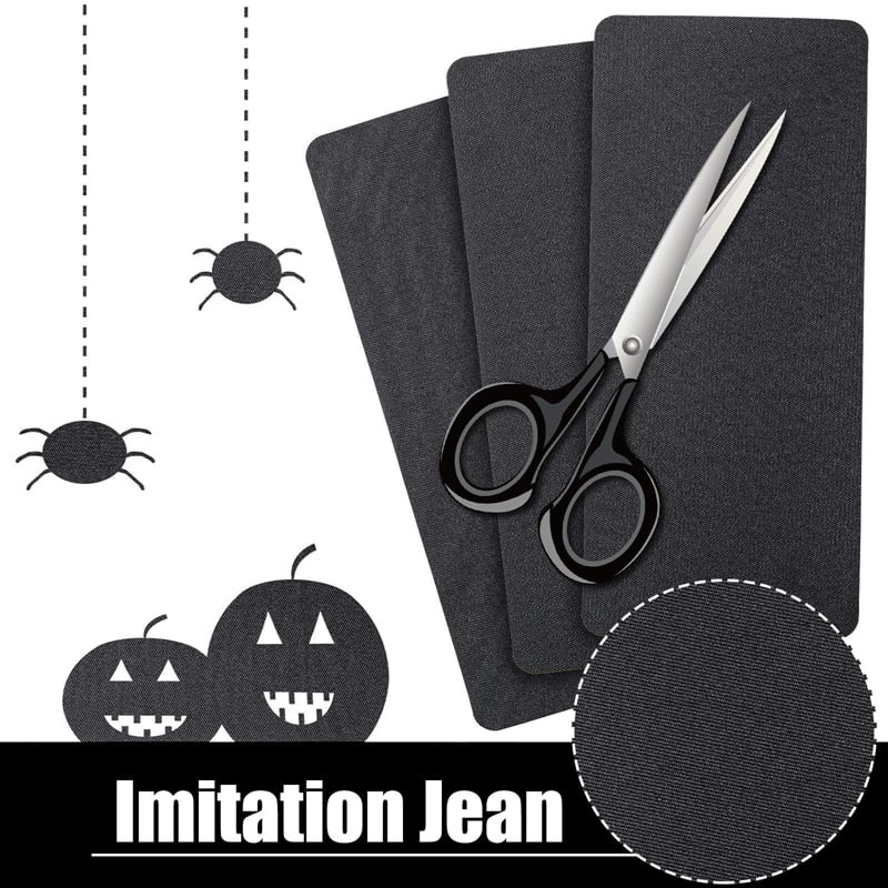 12 Pcs Iron-on Mending Fabric 4.92 x 11 Inch Iron on Clothes Patches ...