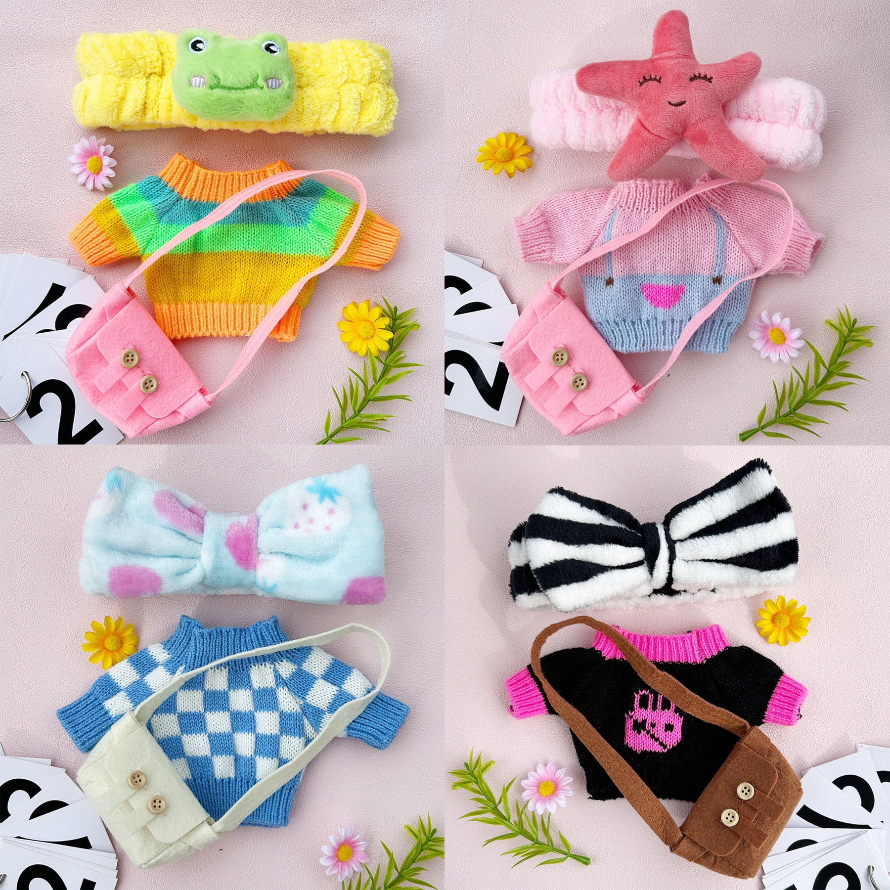 12 Pcs Kawaii Accessories for Cute Plushies，30cm/12 in Christmas ...