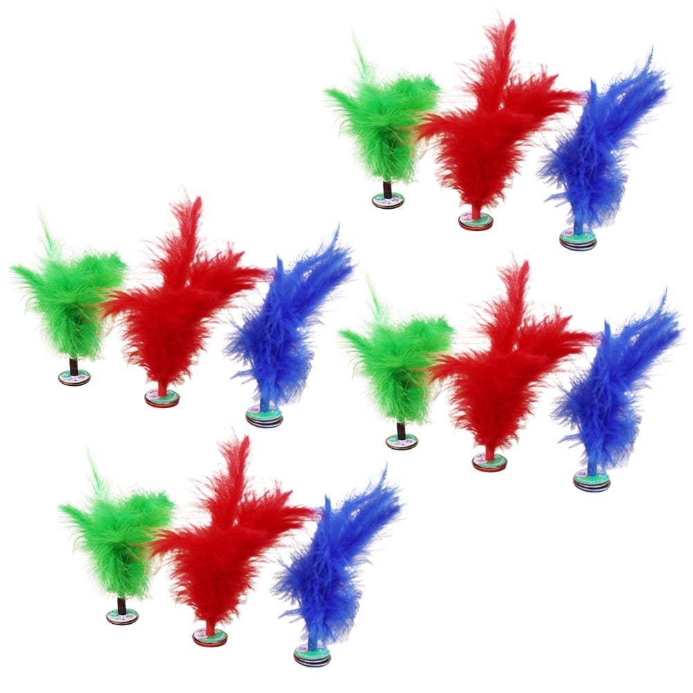 12 Pcs Kick Shuttlecocks Toy Shuttlecock Kicking Jianzi Game Jianzi ...