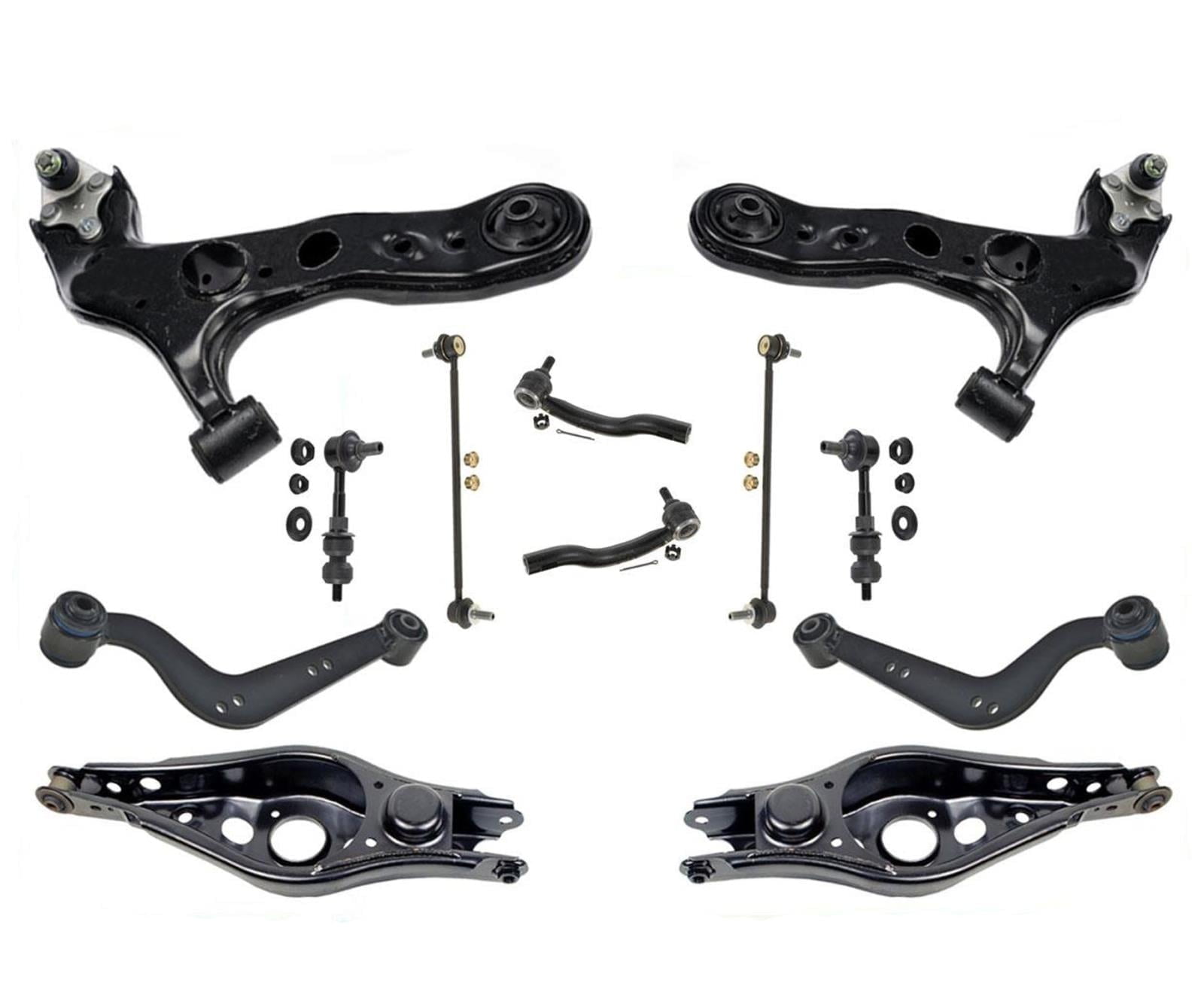 12 Pcs Kit Front & Rear Suspension Chassis Parts For 06-18 Toyota Rav4 ...